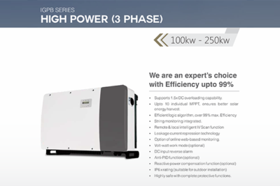 Solar String inverters are better for utility-scale solar plants and ...